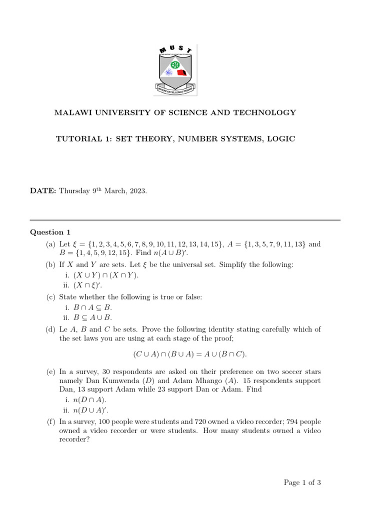 Tutorial_1 | PDF