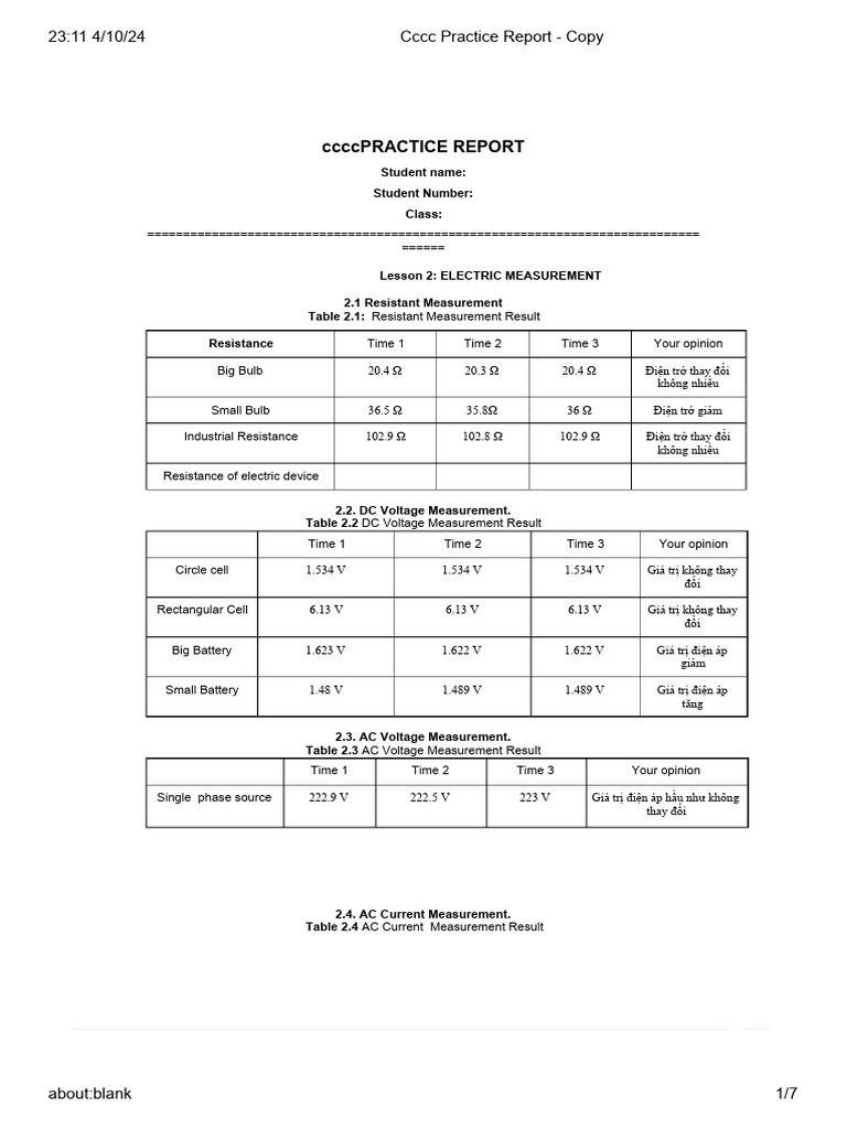 CCCC Practice Report | PDF