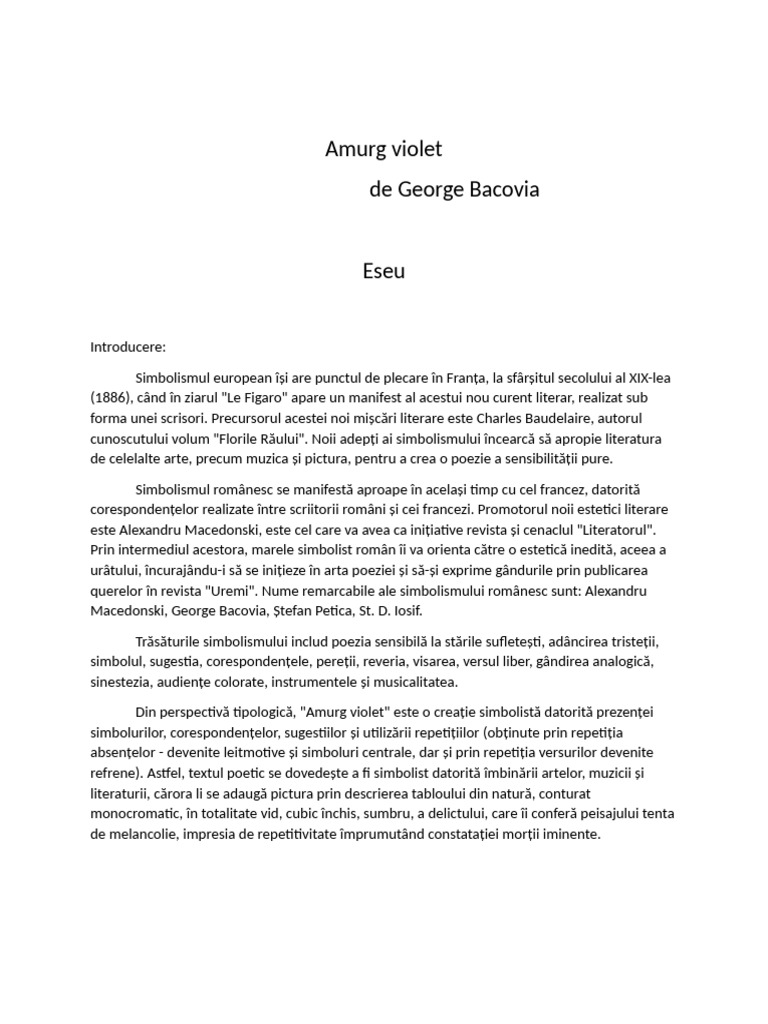 Romana Eseu 1 | PDF