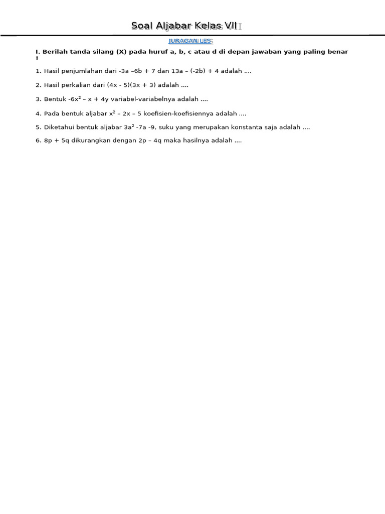 Soal PH2 7 | PDF