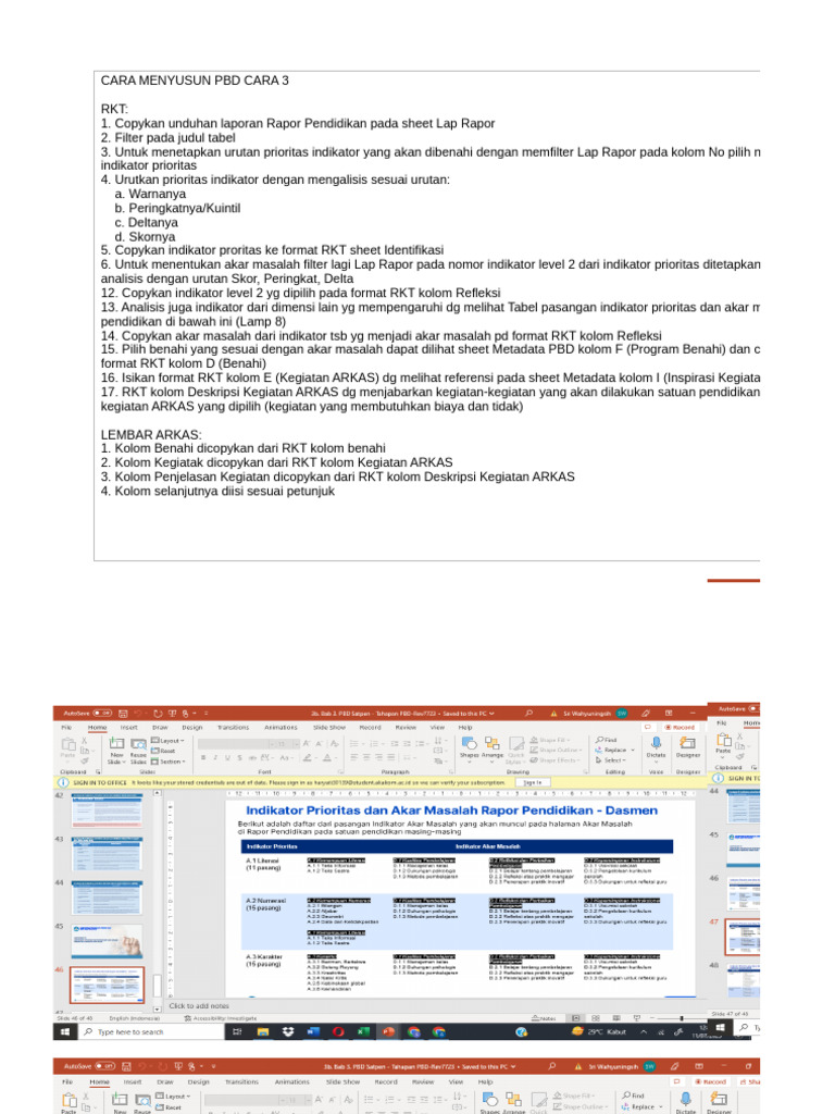 LK CARA 3. Menggunakan Unduhan Laporan Rapor Pendidikan-Rev | PDF