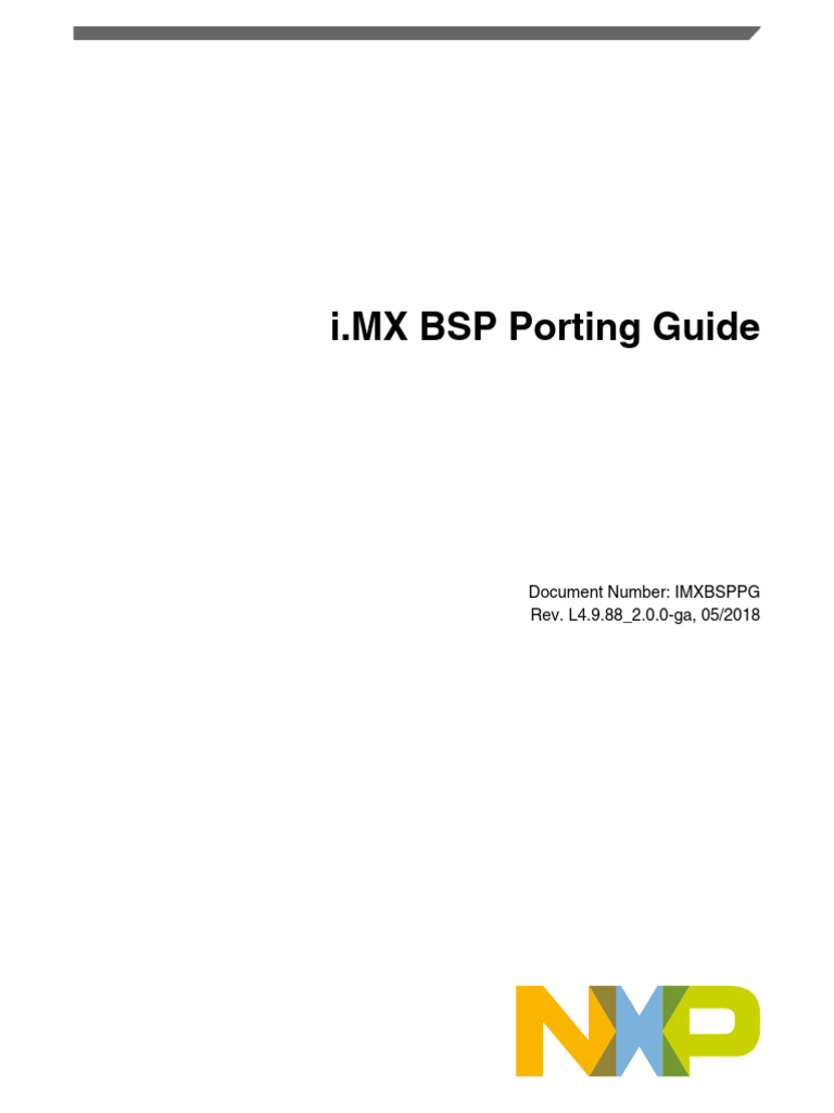 i.MX_BSP_Porting_Guide_Linux | PDF