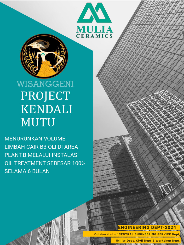 Menurunkan Volume Limbah Cair b3 Oli Di Area Plant B Melalui Instalasi ...