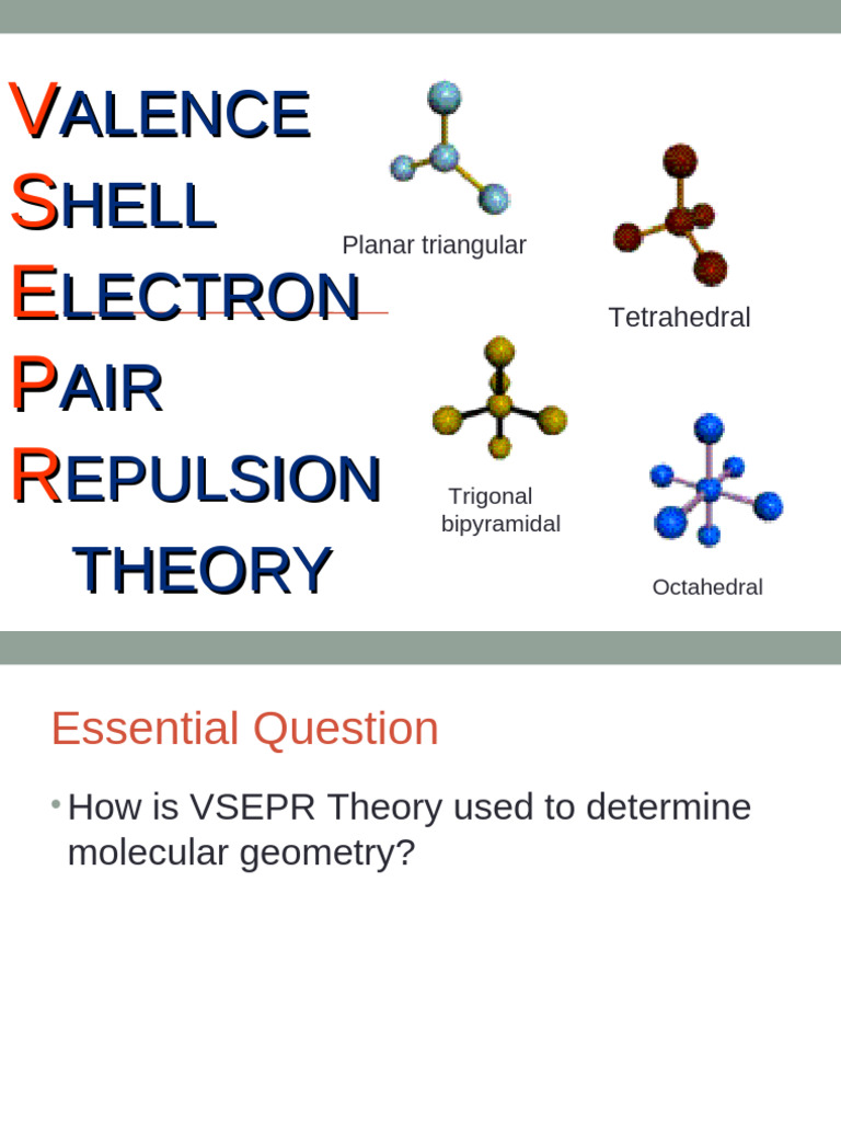 VSEPR Theory Comp | PDF