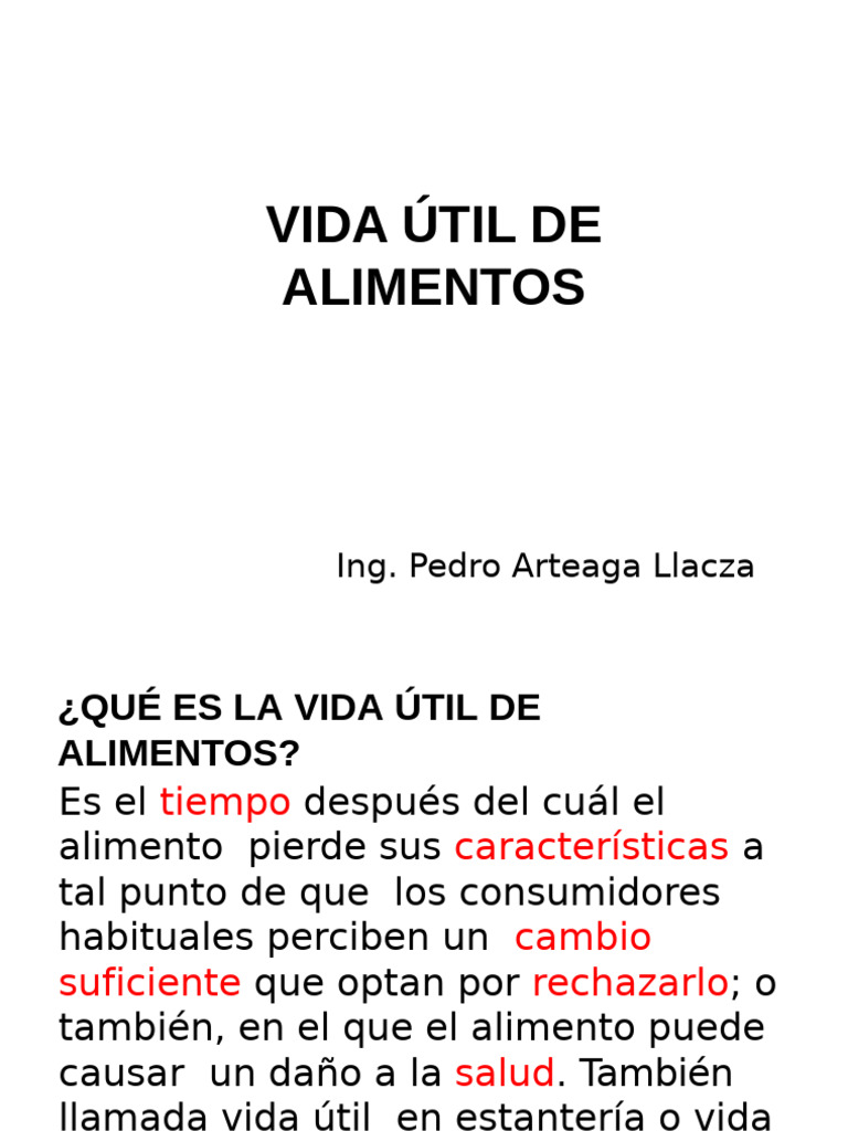 Vida Util | PDF