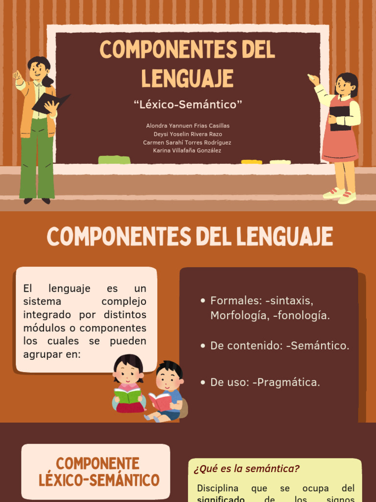 Presentación Léxico-Semántico | PDF