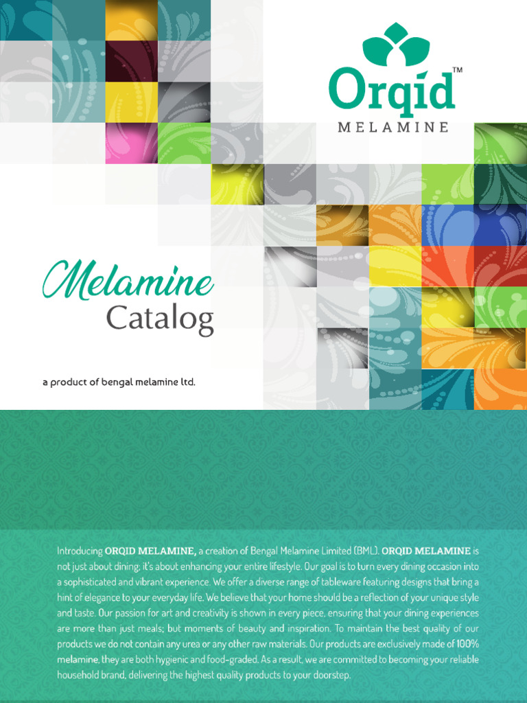 Orqid Melamine Catalog | PDF