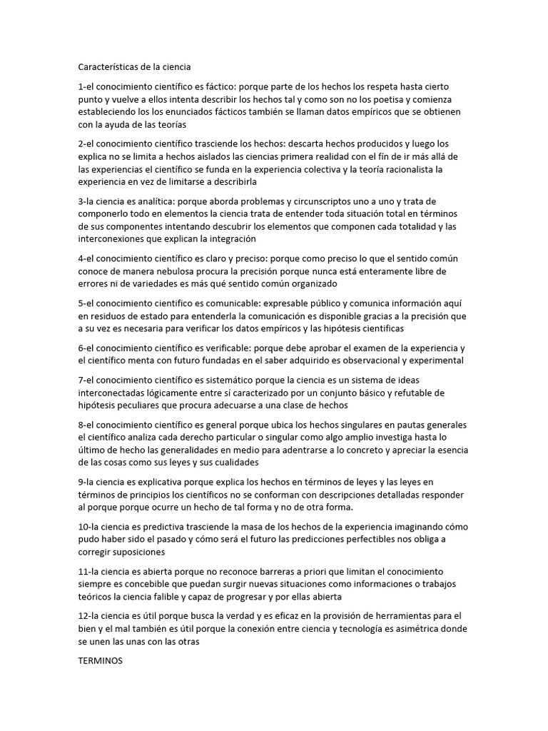 Fundamentos Del Pensamiento Científico | PDF