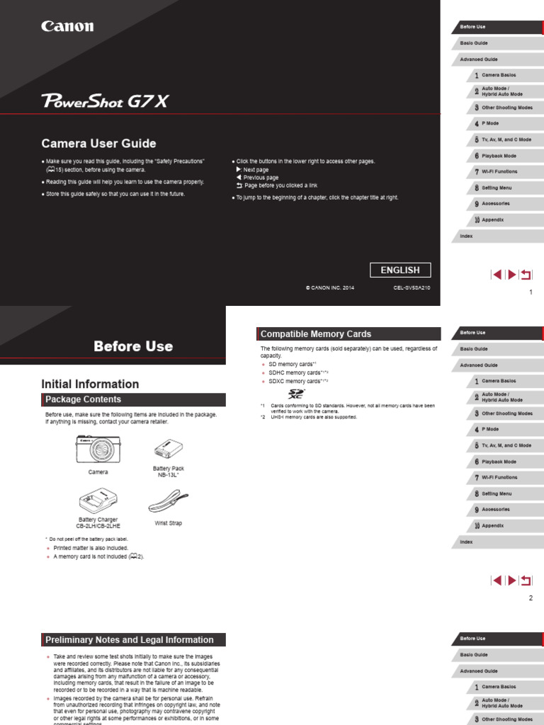 PowerShot_G7_X_Camera_User_Guide_EN | PDF