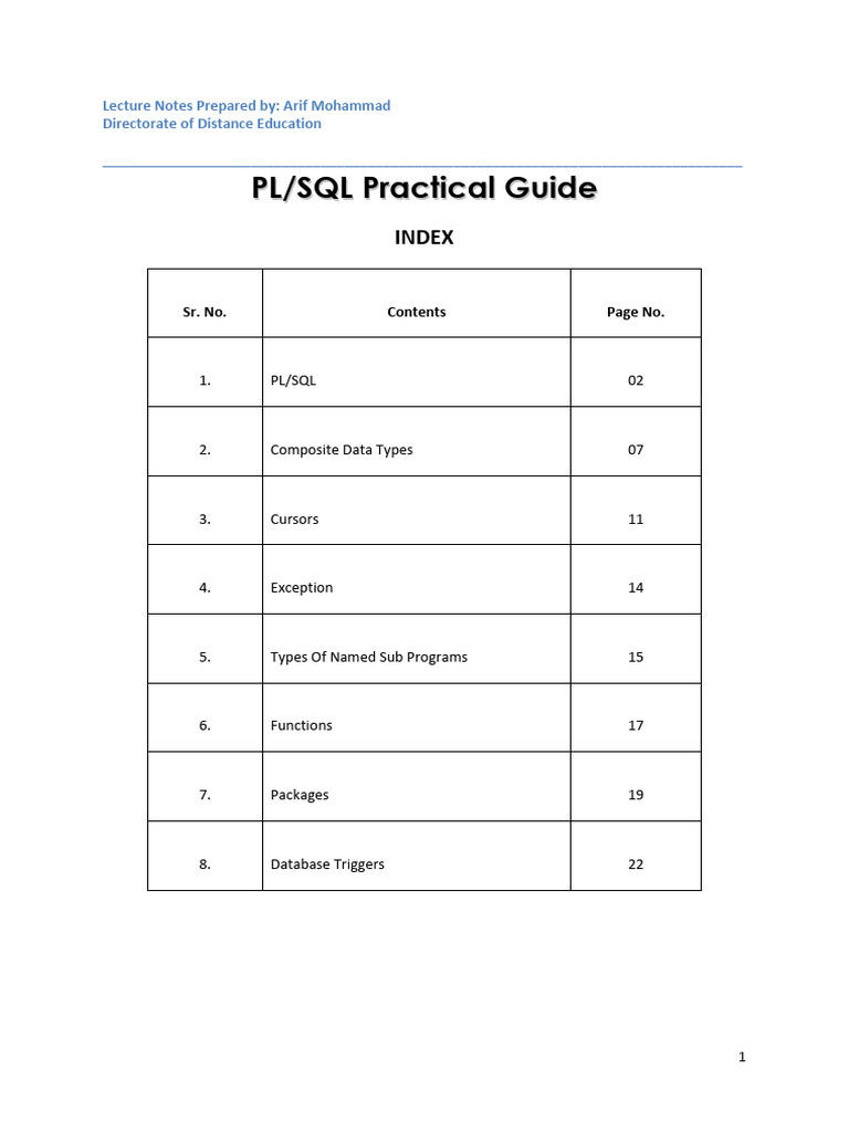 PL SQL Practicals-1172443346 | PDF