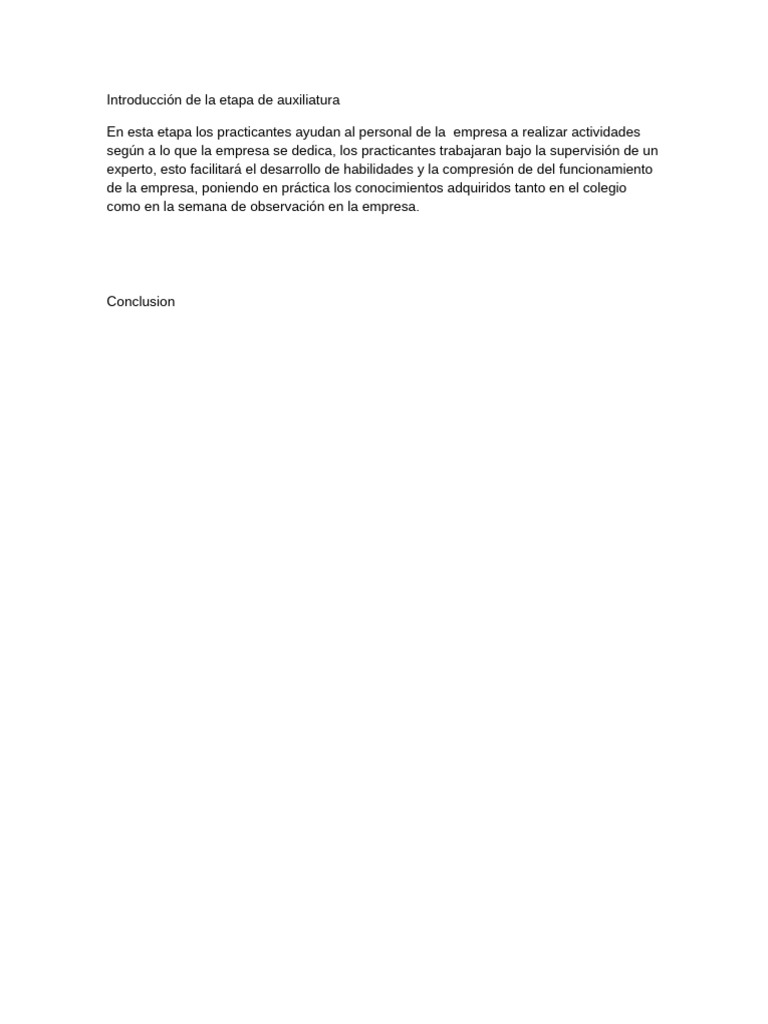 Introduccion y Concluciones | PDF Introduccion y Concluciones | PDF