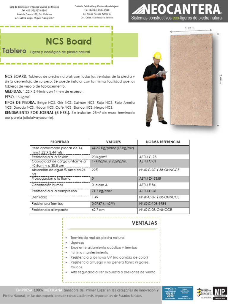 Ficha Tecnica NCS BOARD | PDF