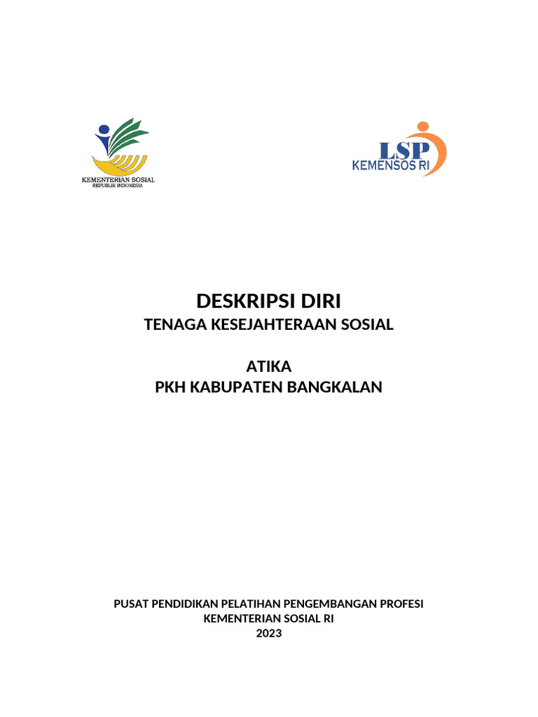 FORM DD TKS - 2023 Atika | PDF