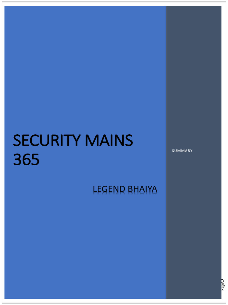 Security 365 | PDF