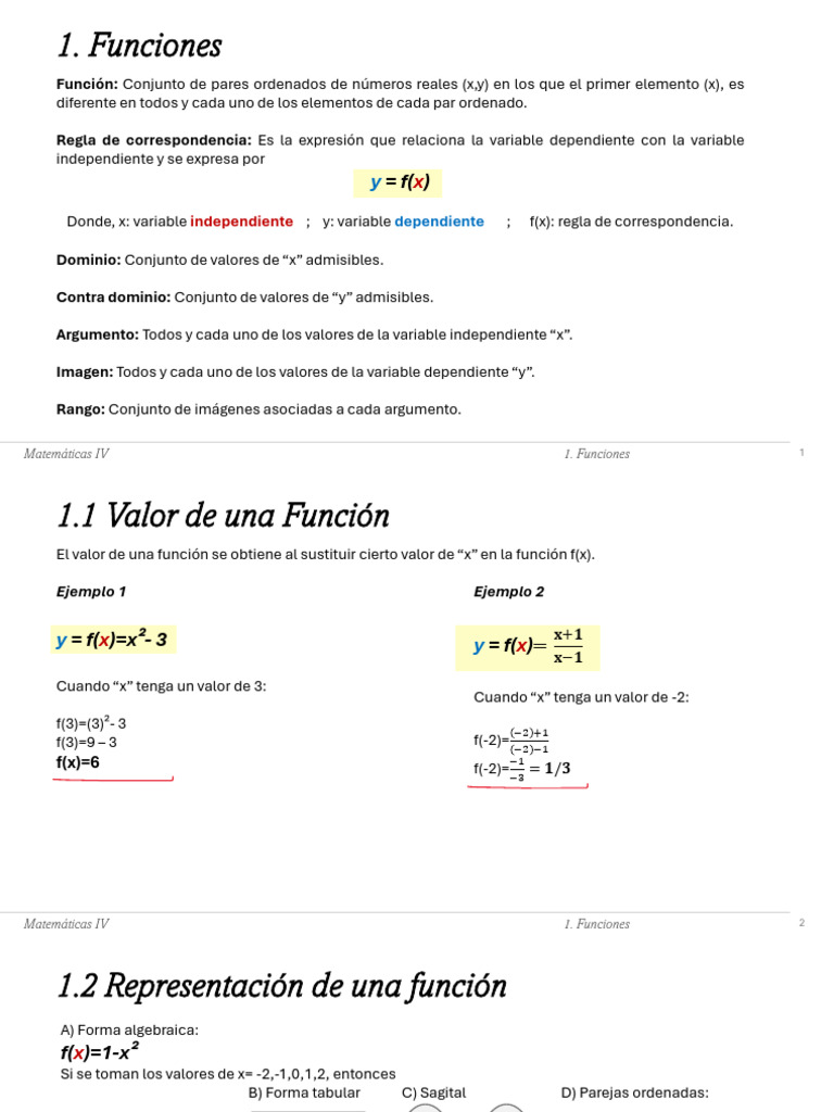 Funciones | PDF
