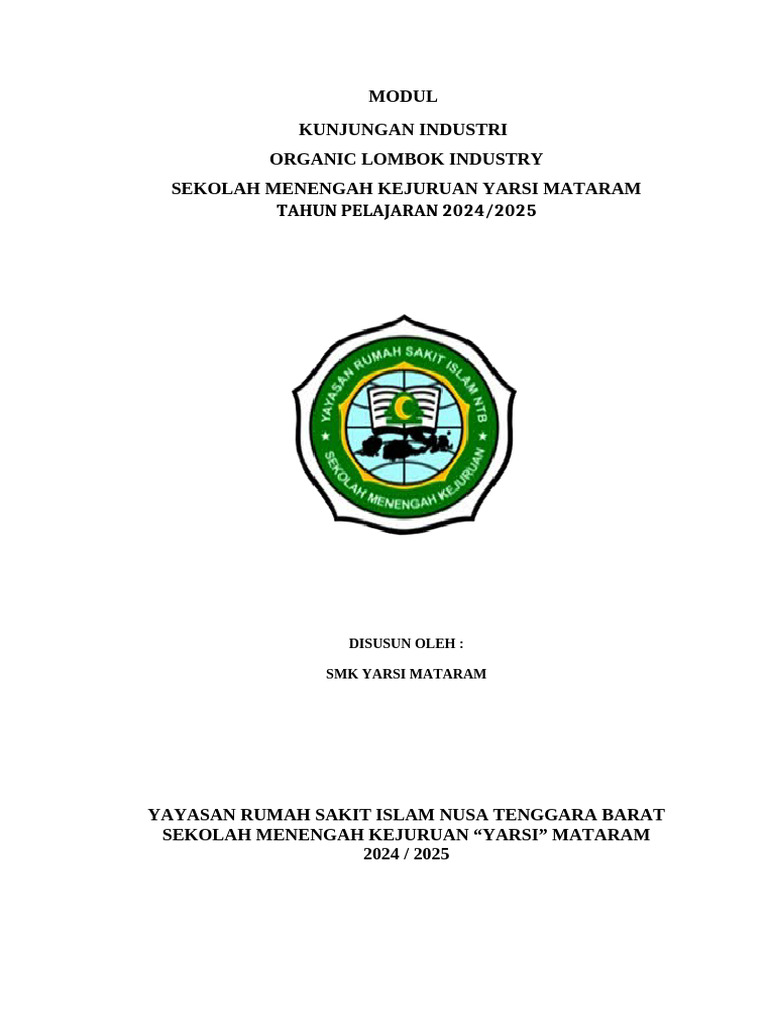 MODUL KUNJUNGAN INDUSTRY 2024 | PDF