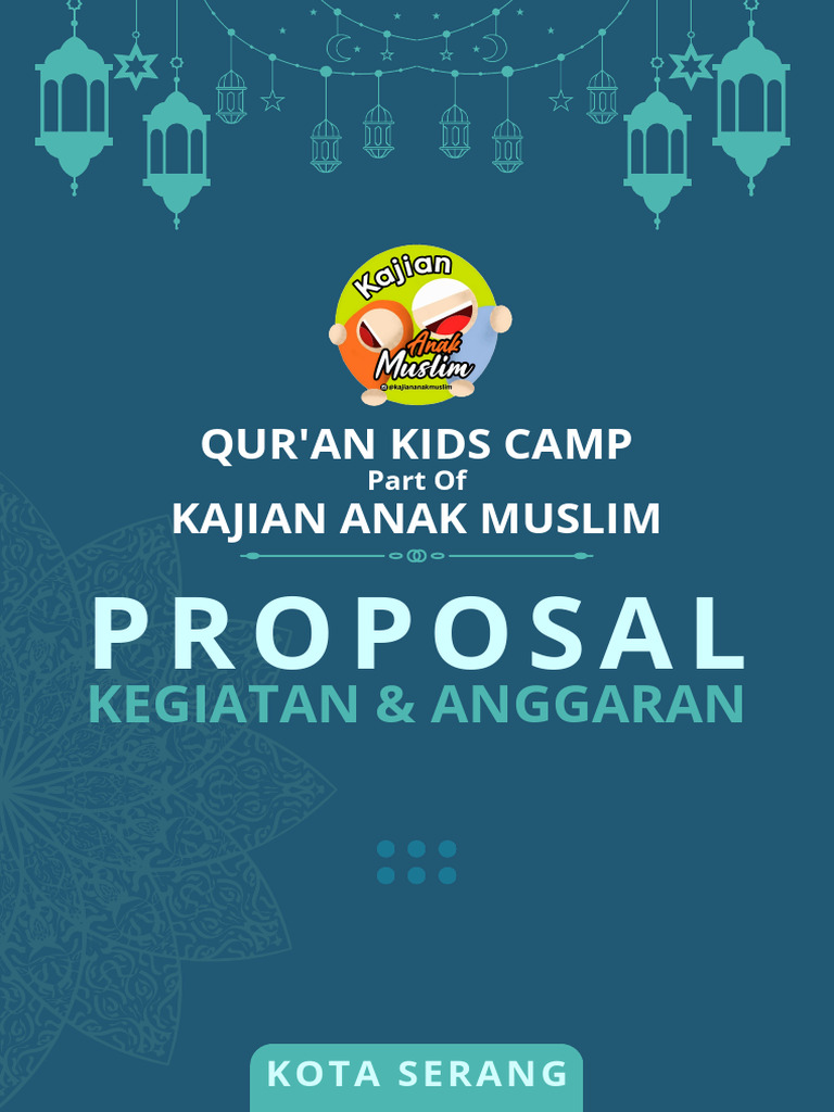 Proposal Qur'an Kids Camp 2024 | PDF