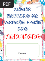 MARUNGKO BOOKLET - Free Grade 1 Files | PDF