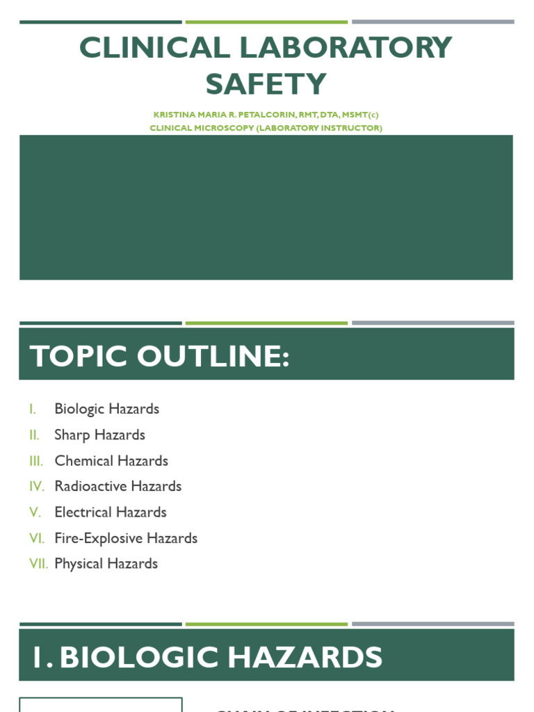 Week-2-Clinical-Laboratory-Safety | PDF