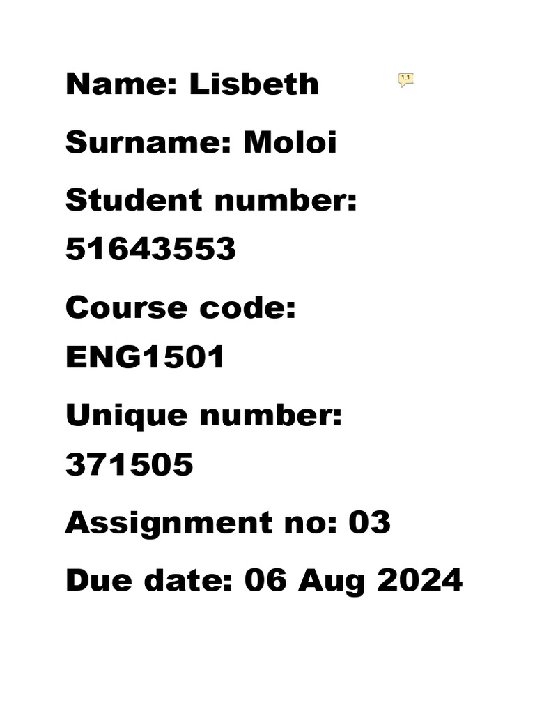 Lisbeth Maseko 17856310 0 | PDF