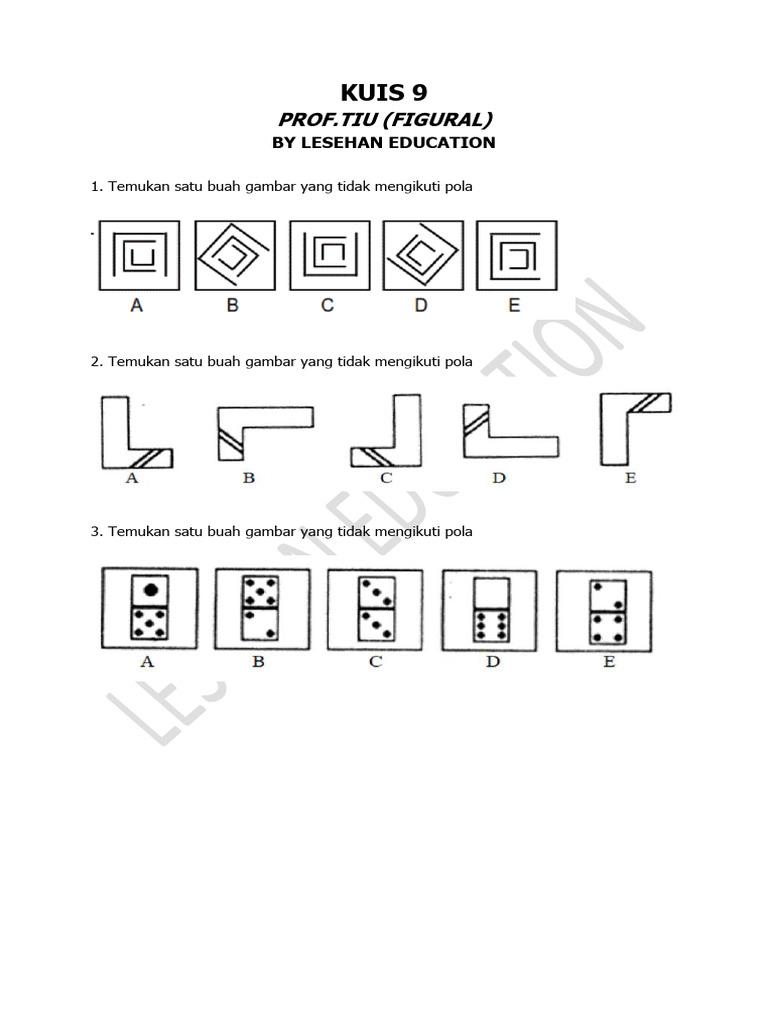 p.9 (Figural - Soal Kuis) | PDF