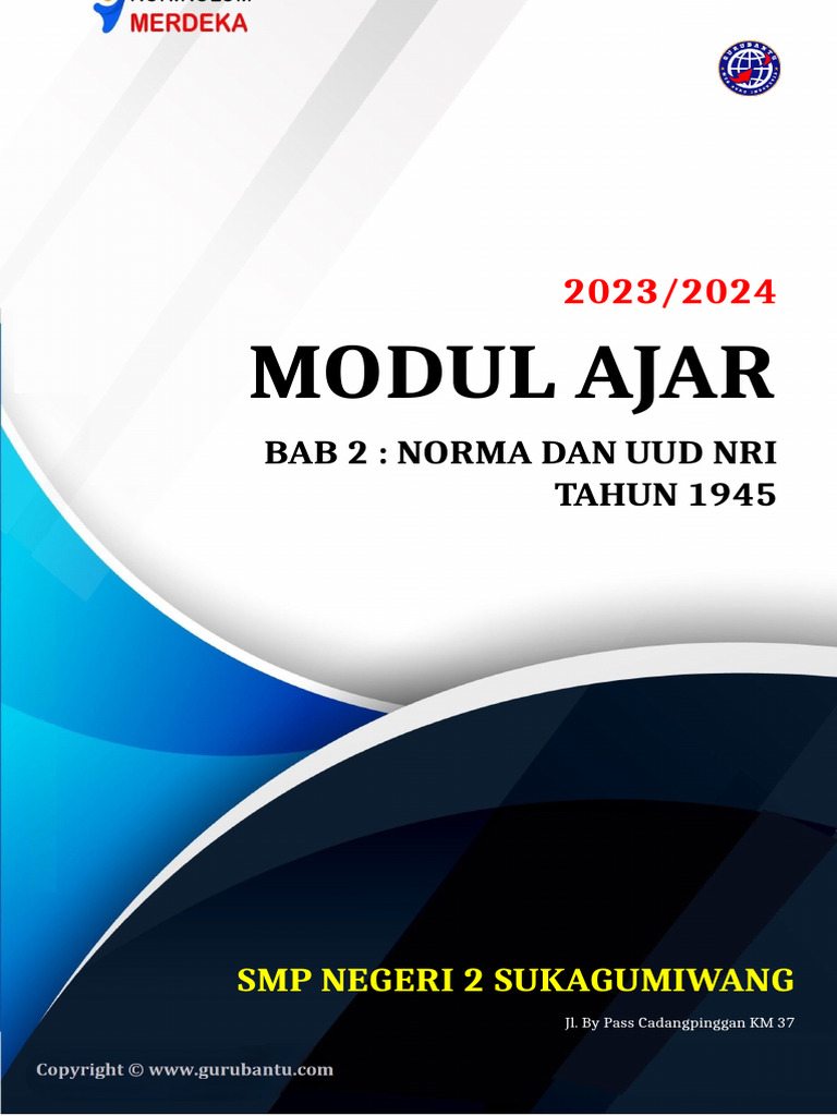 Modul Ajar PPKN Bab II - Sem 1 | PDF