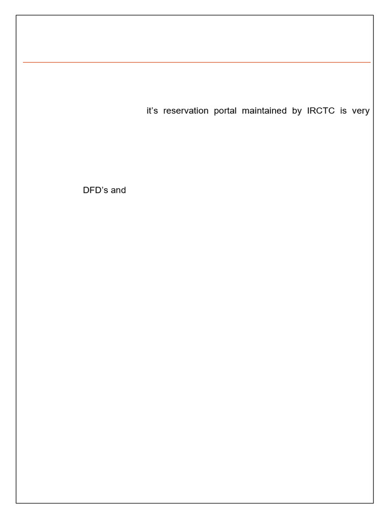 Railway Reservation System: Brief Introduction | PDF