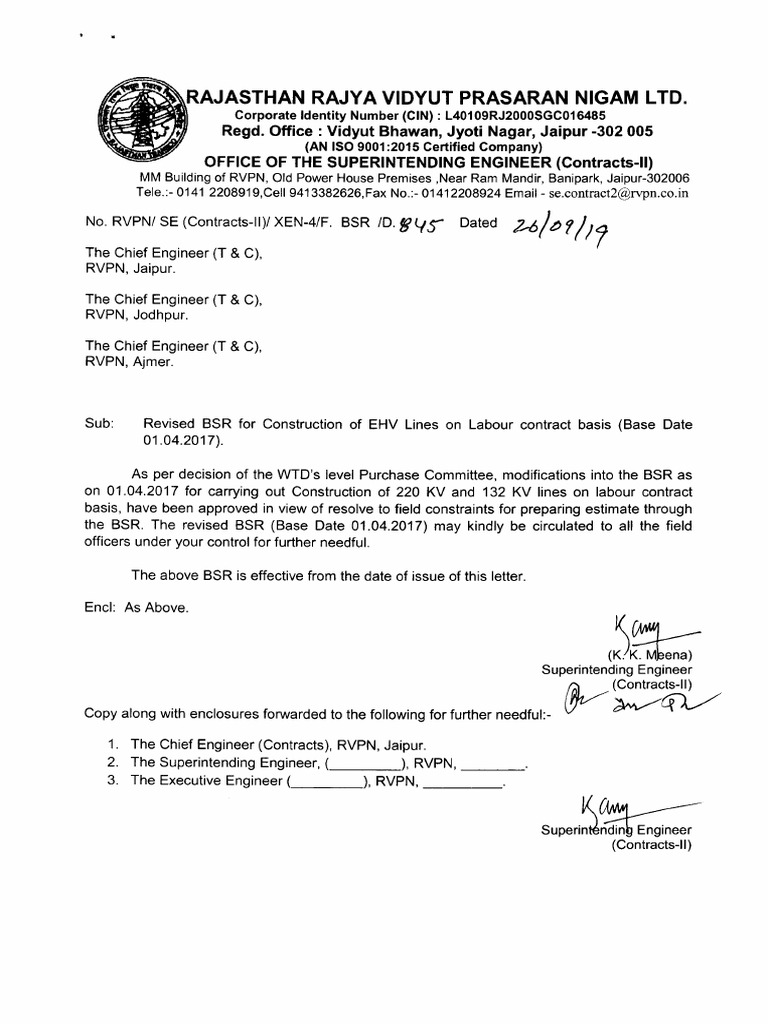 Revised BSR Line | PDF