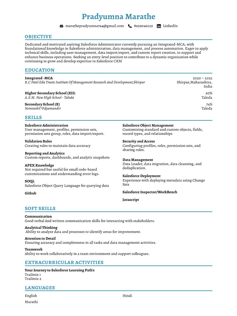 Pradyumna Marathe Admin | PDF