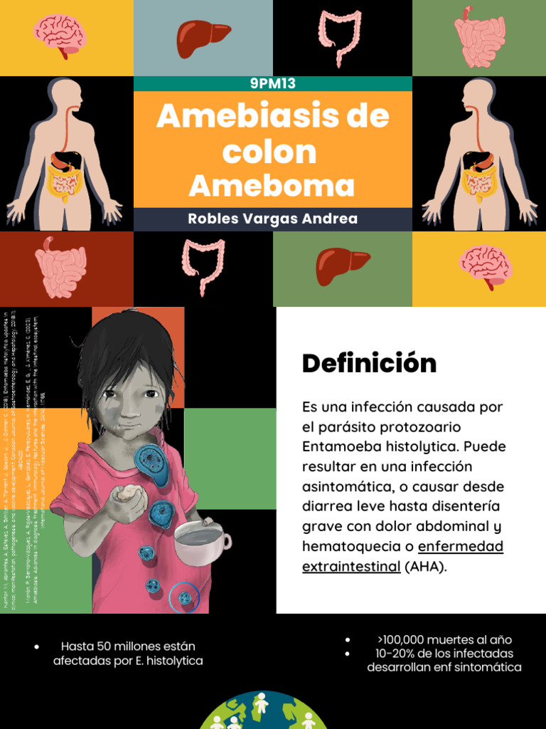 Amebiasis Colon:ameboma | PDF | Microbiología | Ciencia y matemáticas