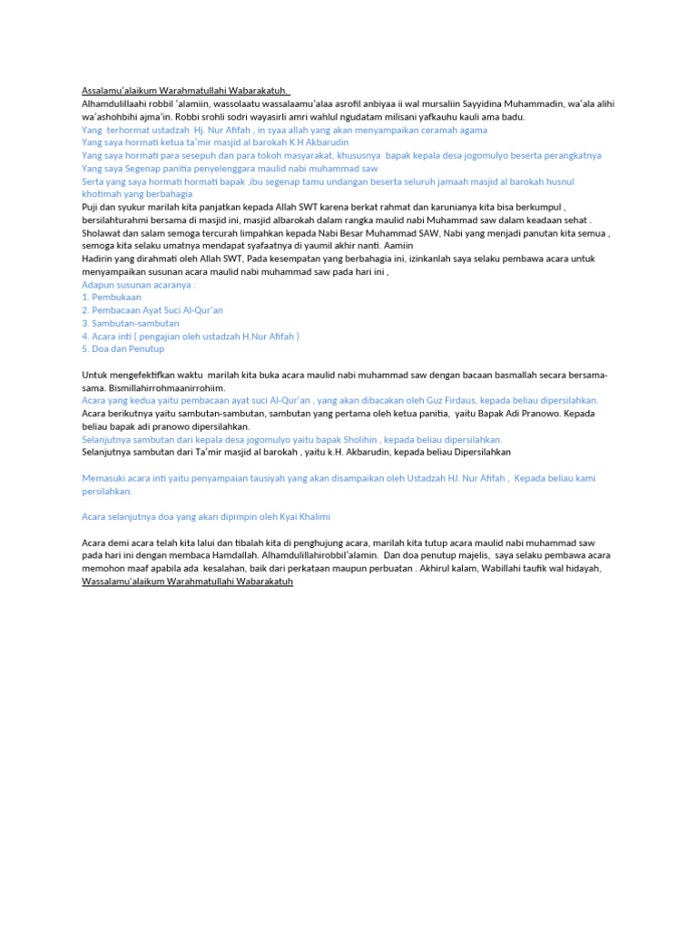 Teks MC Midori | PDF