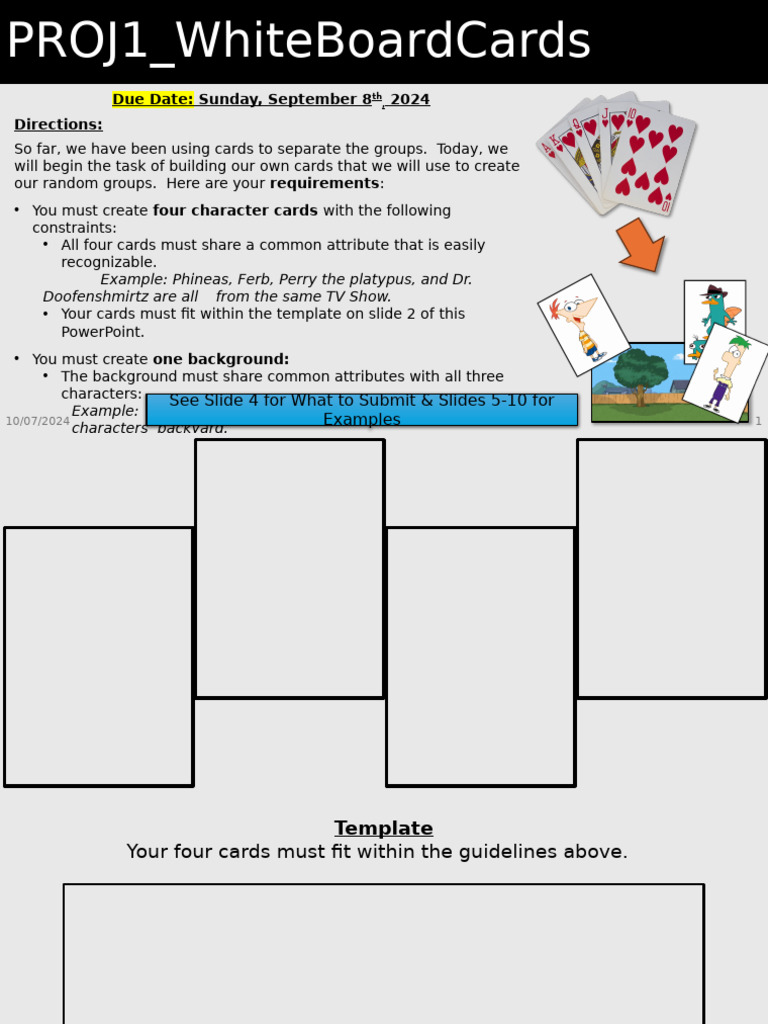 PROJ1 WhiteboardCards | PDF