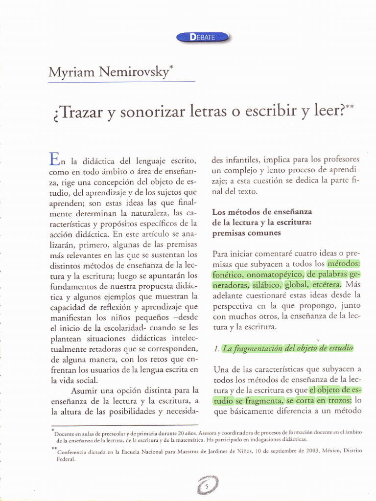 5 - Nemirovsky | PDF