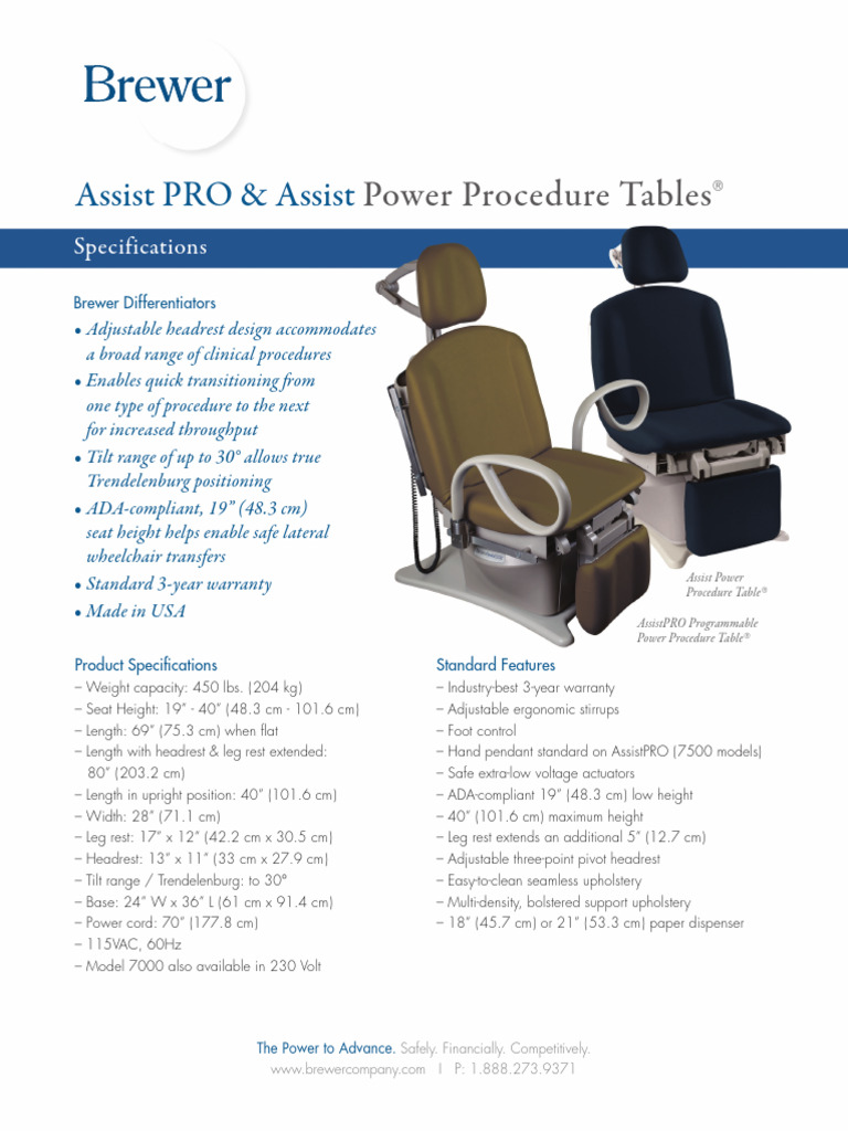 Assist PRO & Assist: Power Procedure Tables | PDF