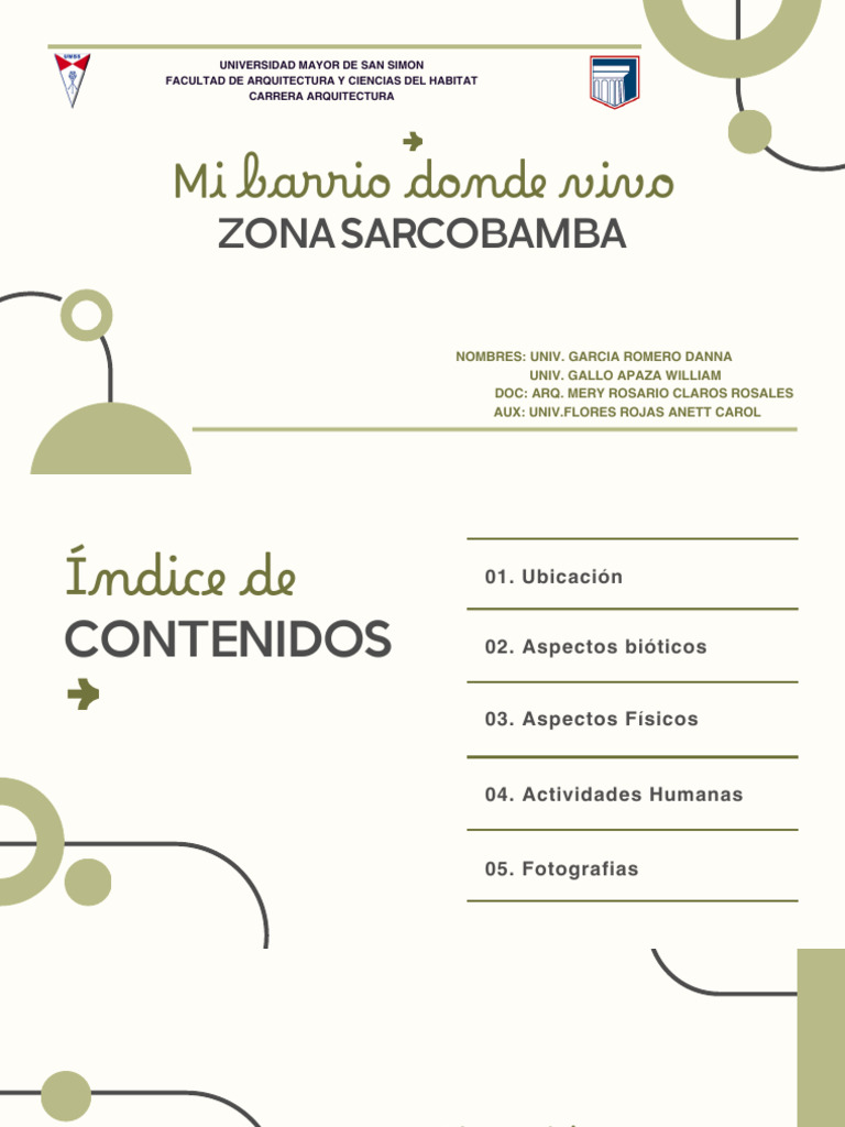 Mi Barrio Donde Vivo | PDF