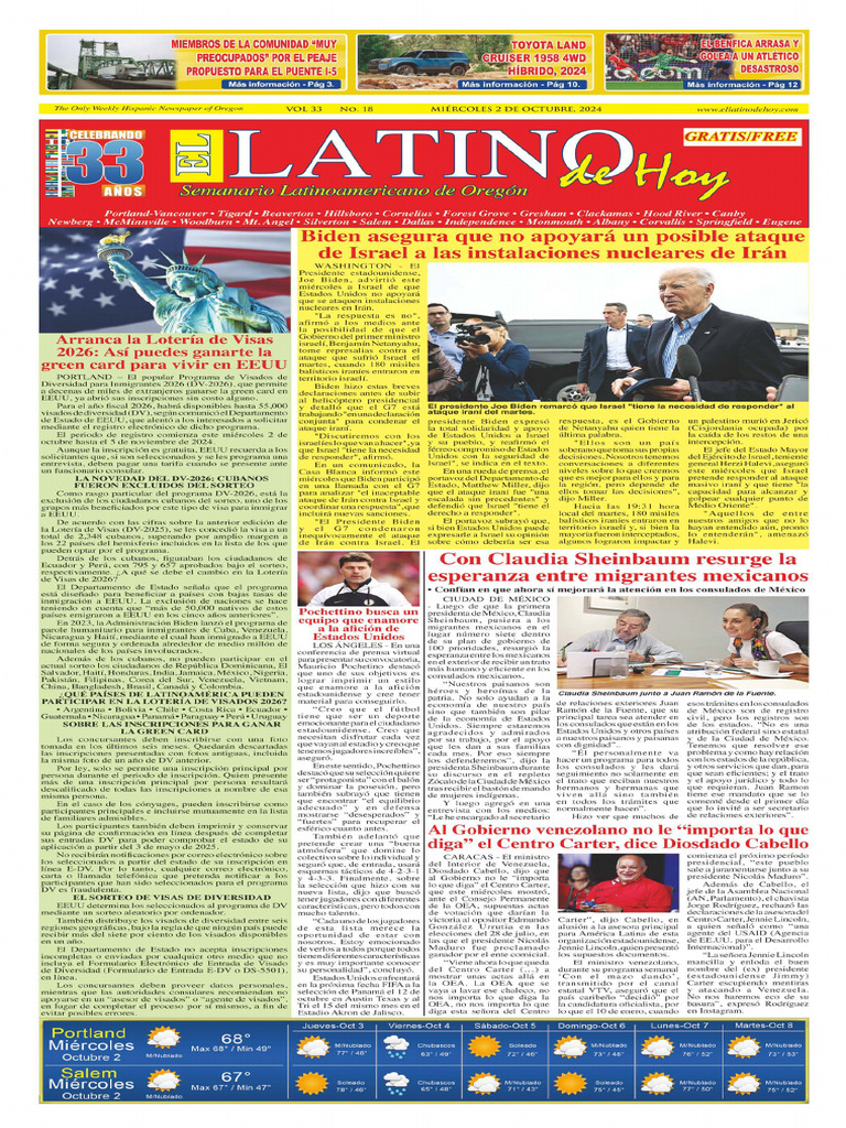 El Latino de Hoy Weekly Newspaper of Oregon - 10-02-2024 | PDF