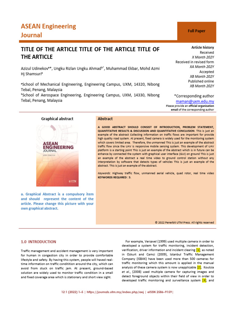 AEJ Template 2022 | PDF