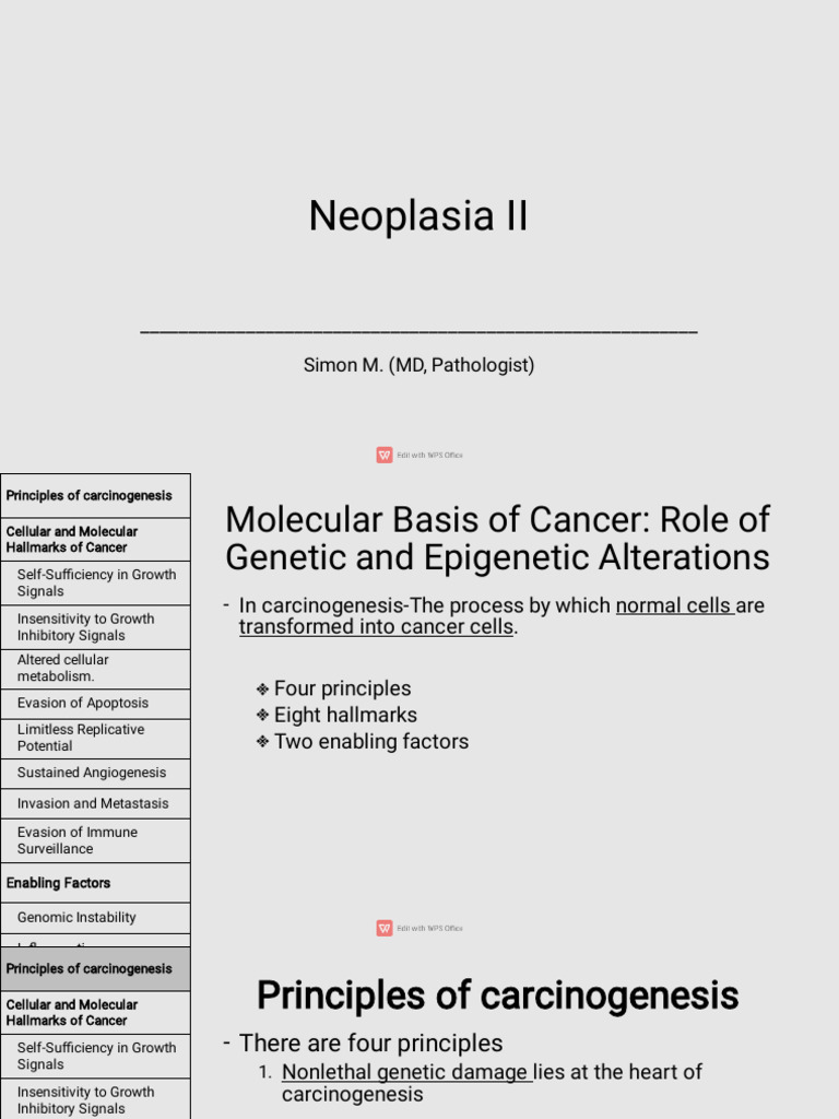 7 - 2 Neoplasia | PDF