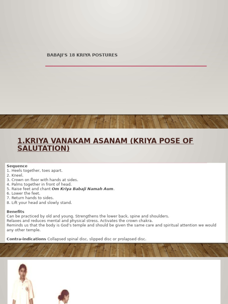 Babaji's 18 Kriya Postures | PDF