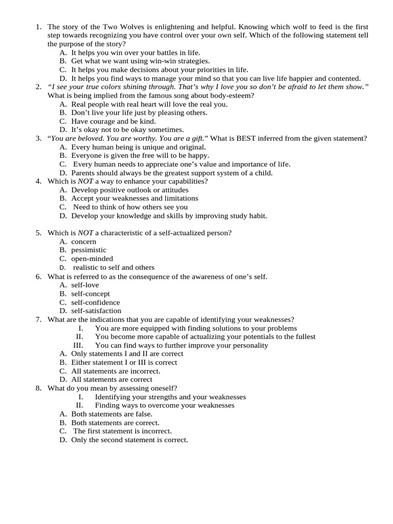 Q1 PerDev Reviewer 2024 25 | PDF