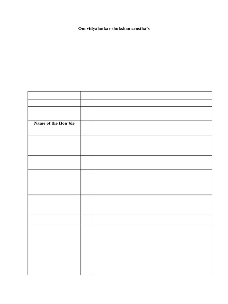 Court Observation Format Final Year | PDF | Foreign Language Studies | Law