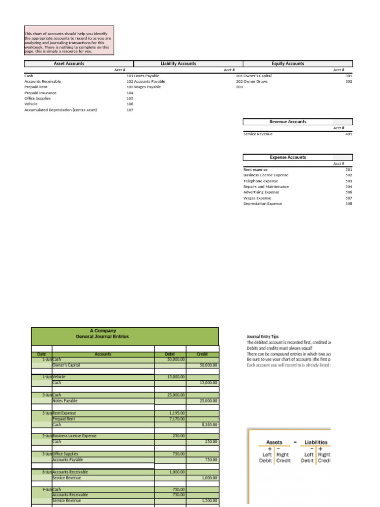 ACC 201 Company Accounting Workbook Project | PDF