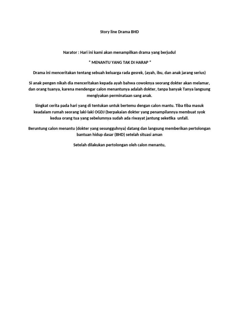 Story Line Drama BHD | PDF