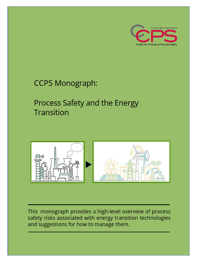 Process Safety and The Energy Transition | PDF