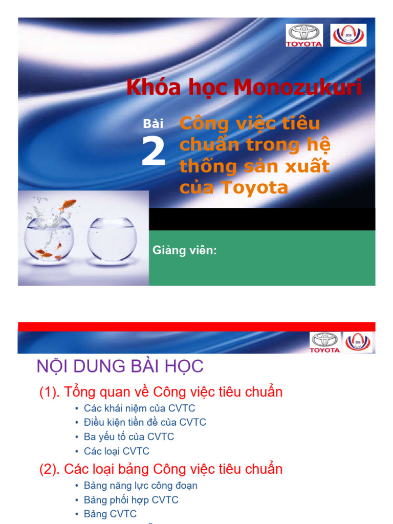 TPS - Standardized Work | PDF | Vietnam