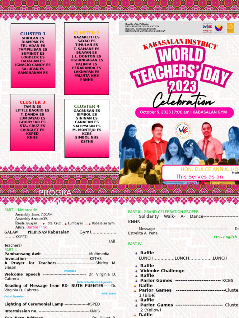 World Teachers Day Program | PDF