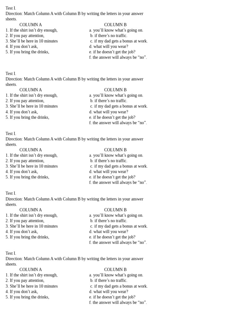 First Conditionals Remedial | PDF