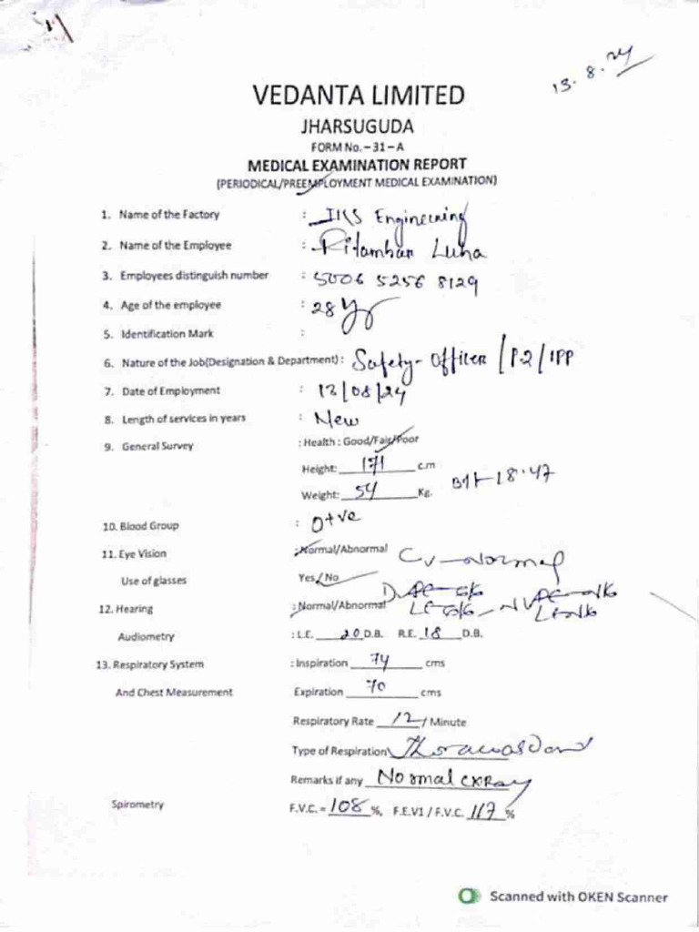 Medical PME Sample | PDF