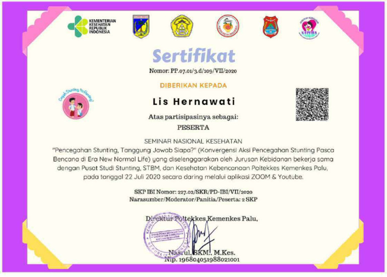 Pencegahan Stunting Tanggungjawab Siapa Palu Lis - 11zon | PDF