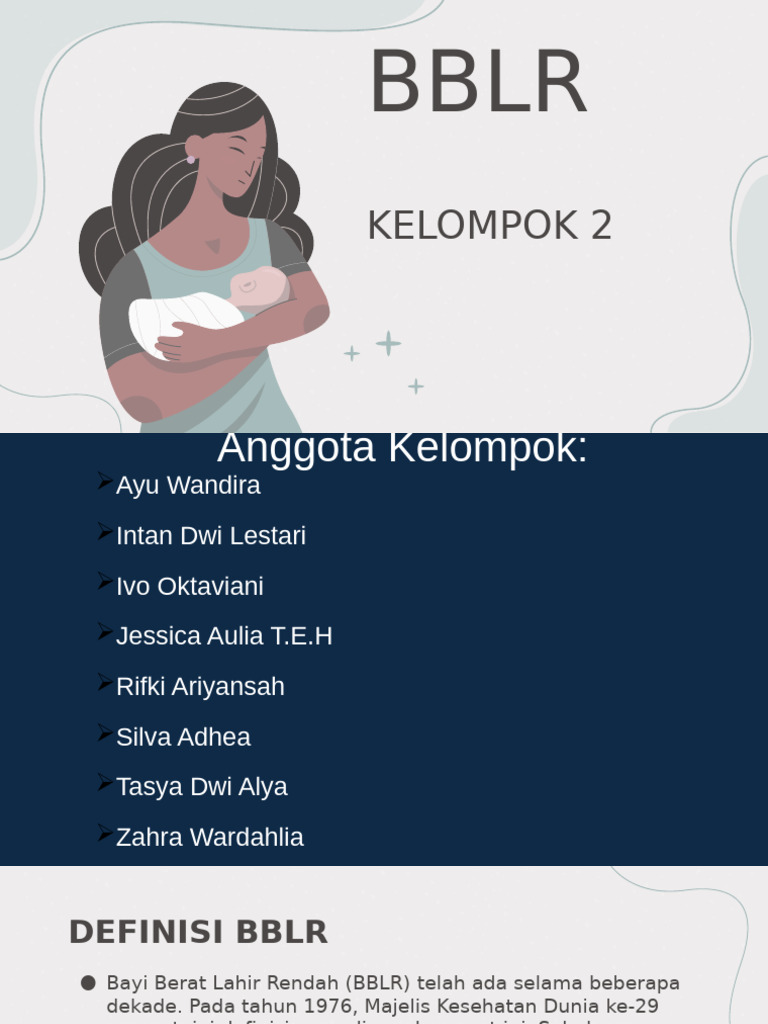 Tugas PPT Kel.2 Askep BBLR Dosen Ibu Indri | PDF